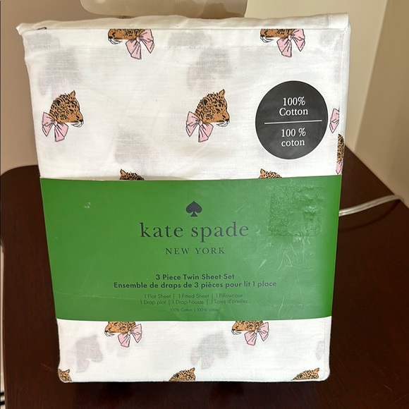 kate spade | Bedding | Nwt Kate Spadeleopard Head Sheet Set Choose Full ...